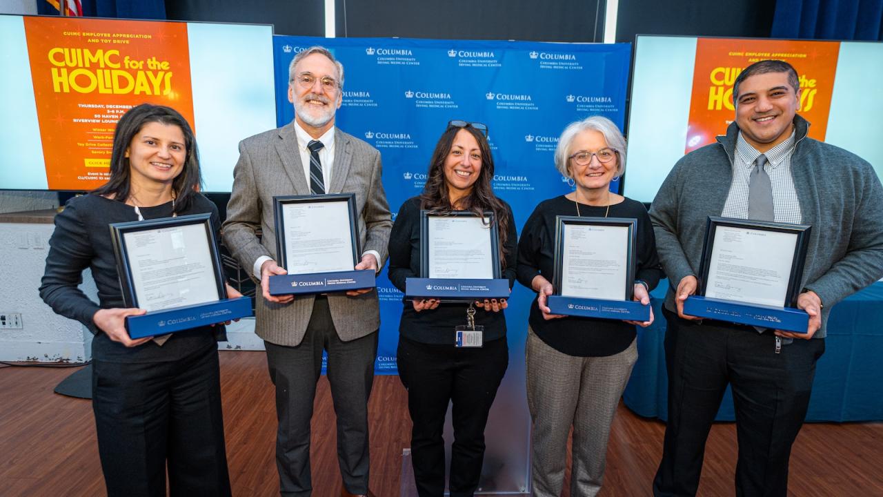Baton Awards Presented to Five CUIMC Employees | Columbia University ...