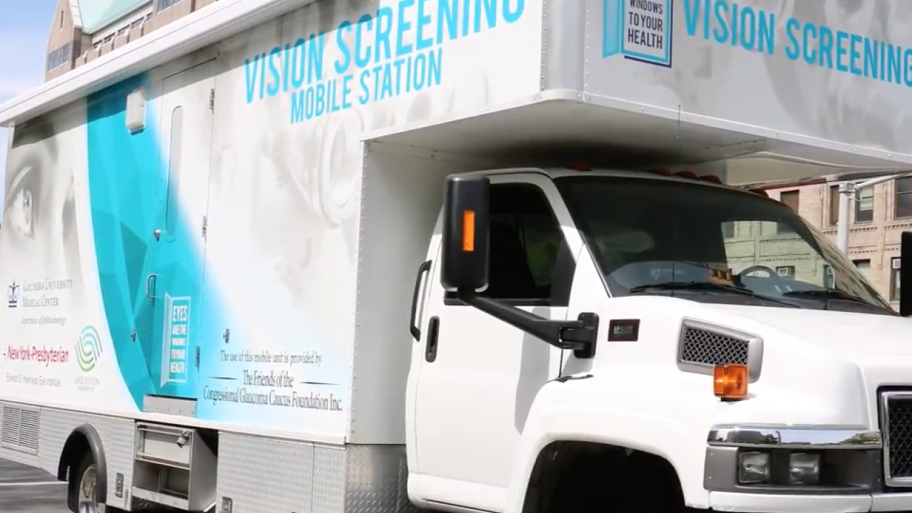 Tele-Ophthalmology Van Pioneers Blindness Prevention Effort | Columbia ...