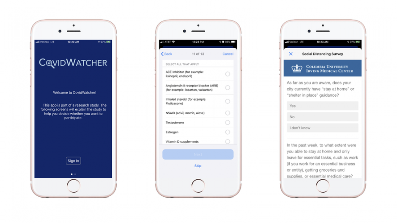 CovidWatcher App from Columbia University Tracks Coronavirus Hot Spots ...