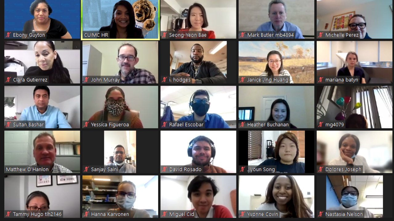 Welcome Program Schedule | Columbia University Irving Medical Center