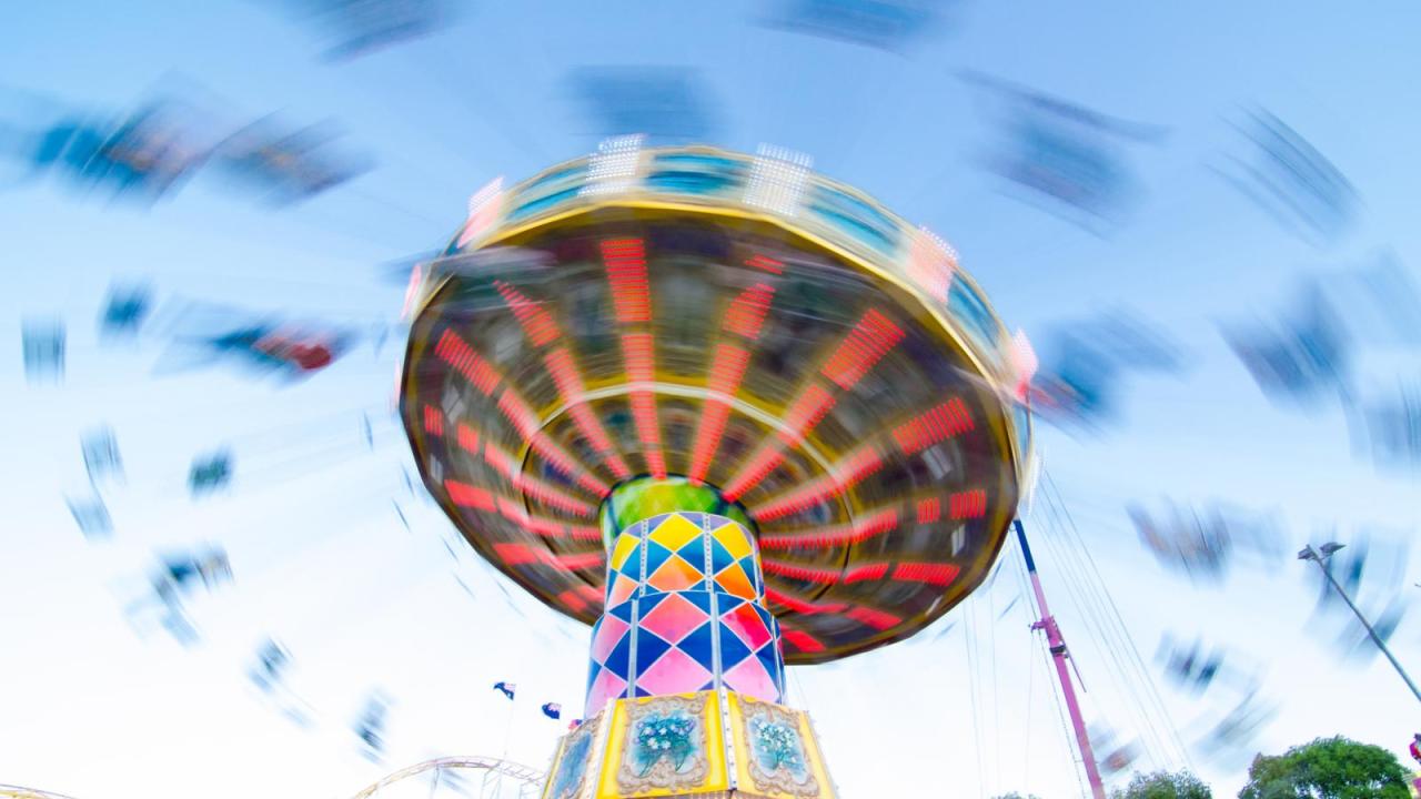 dizzy spinning vision